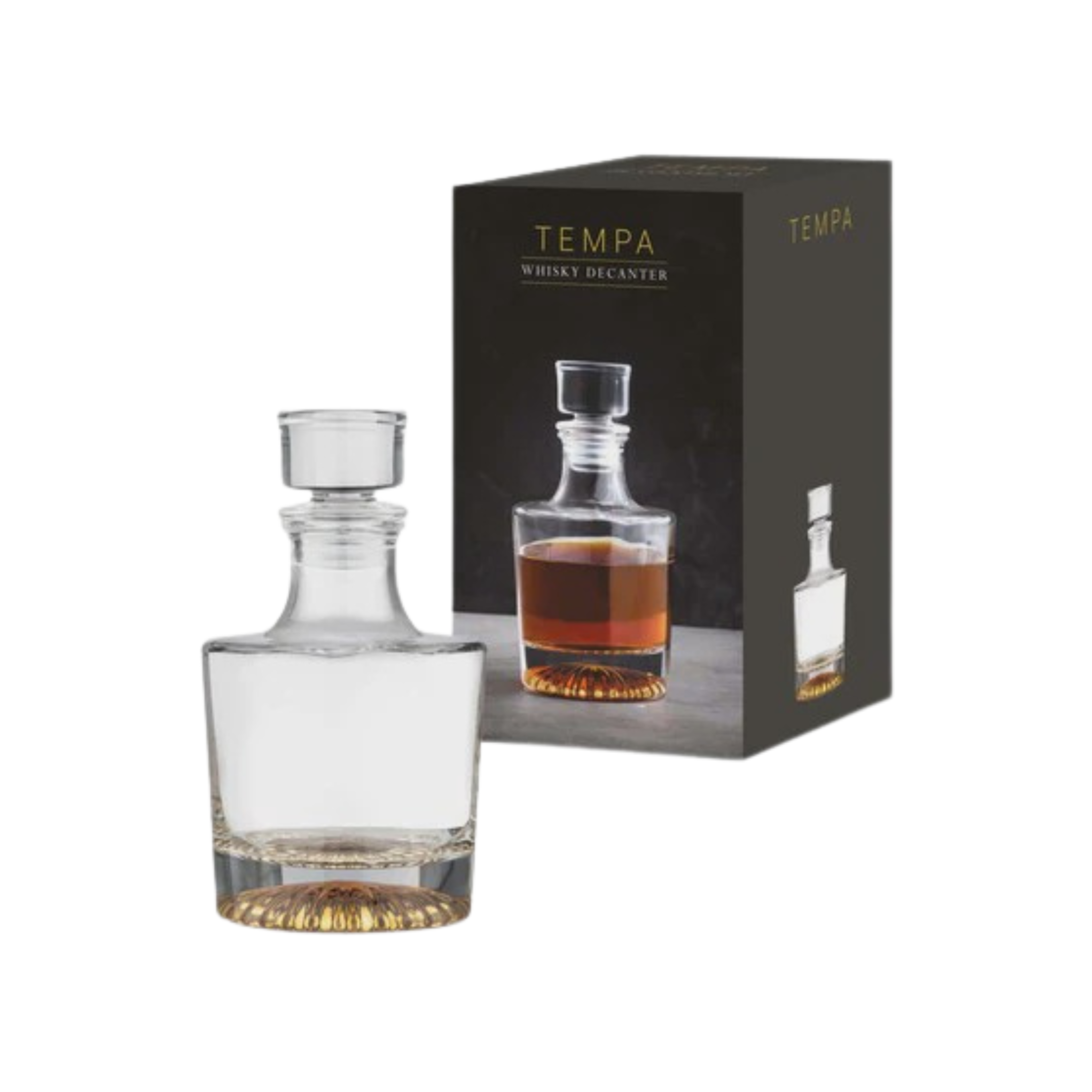 Enzo Gold Whisky Decanter – Cookery Essentials